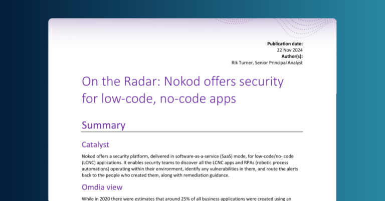 Nokod Security | Protect No-Code, Automations & AI Applications